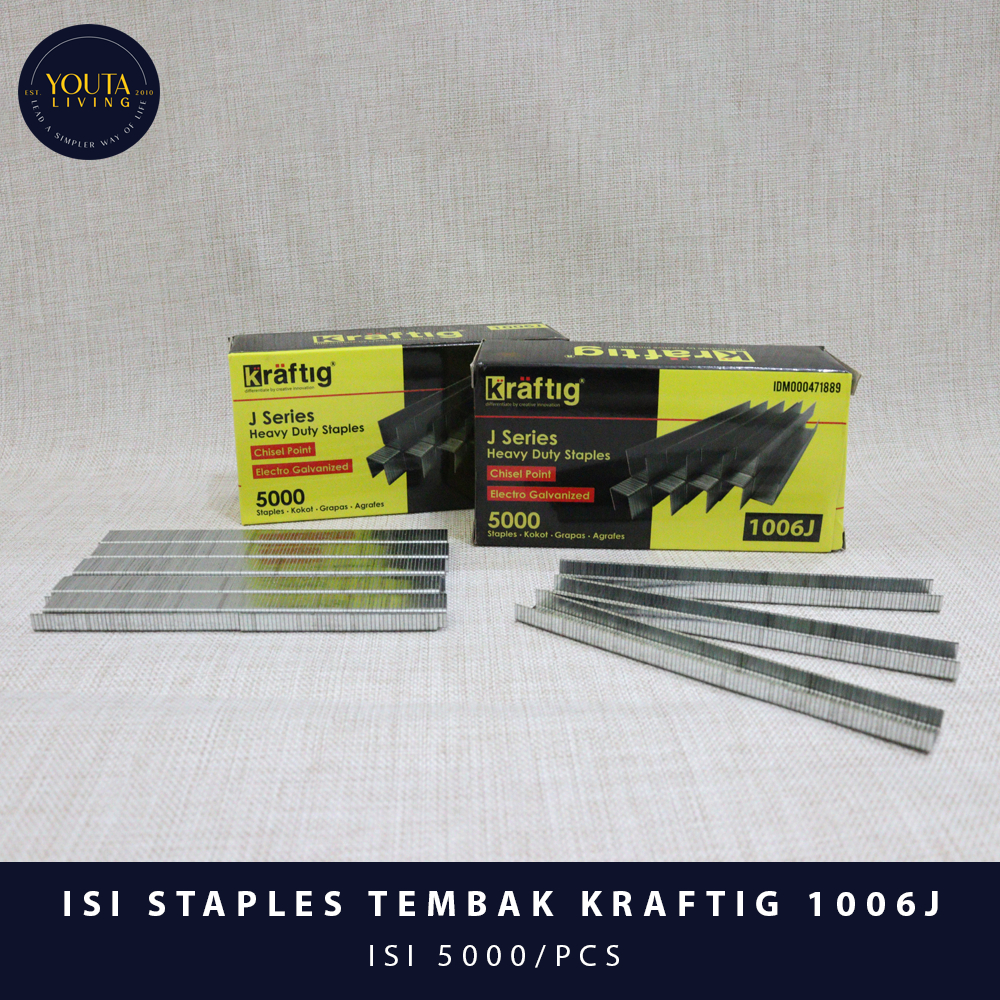 Jual ISI STAPLES TEMBAK KRAFTIG 1006J | Shopee Indonesia