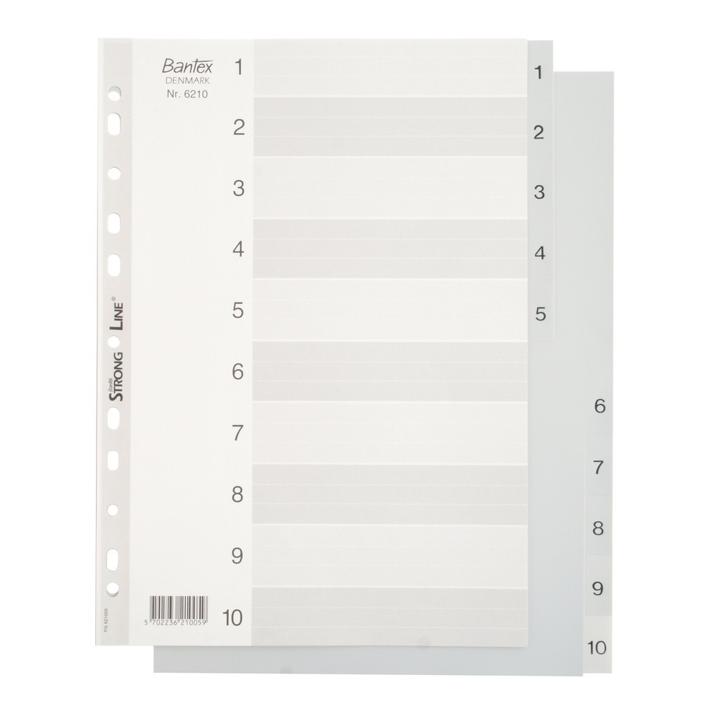 Jual Divider Bantex Plastik A4 6210 (1-10 Index) | Shopee Indonesia