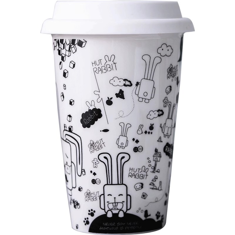 Jual Tumblr cup keramik di lengkapi dengan tutup tumblr cup dari bahan ...