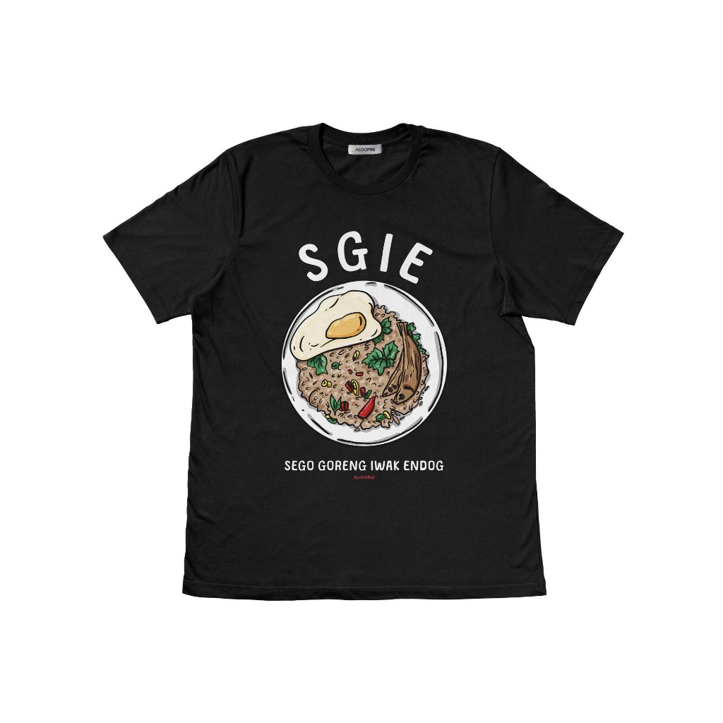 Jual Aloomni Kaos SGIE - Sego Goreng Iwak Endog | Shopee Indonesia