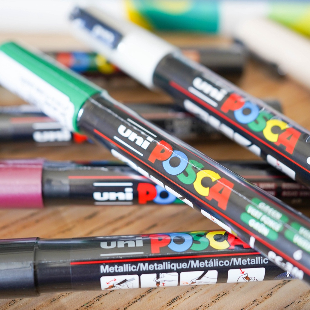Jual UNI POSCA PC-3M Paint Marker (Fine Point) Spidol POSCA PC-3M ...