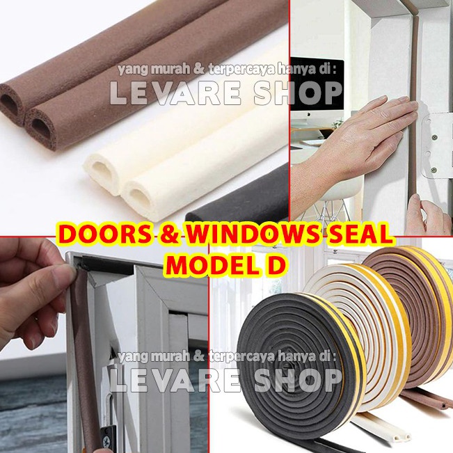 Jual Terlaku Window Door Seal Strip Penutup Celah Lubang Pintu Jendela ...