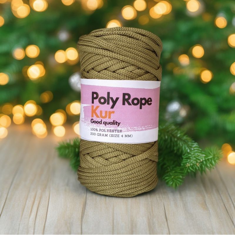 Jual BENANG RAJUT POLY ROPE / TALI KUR 4 MM 200 gram | Shopee Indonesia