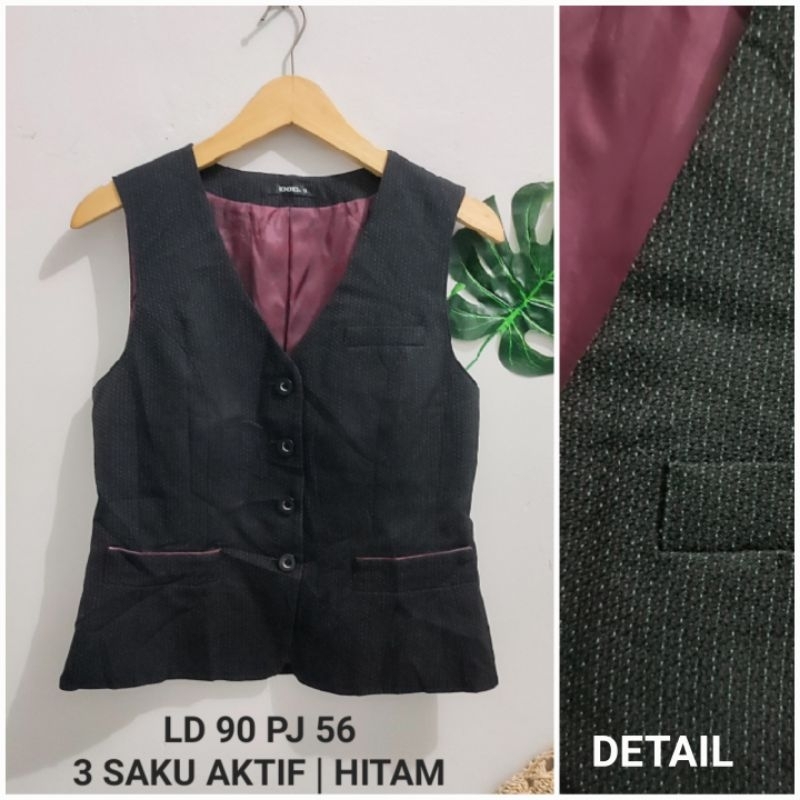 Jual Vest Blazer / Rompi Blazer / Vest Fashion | Shopee Indonesia