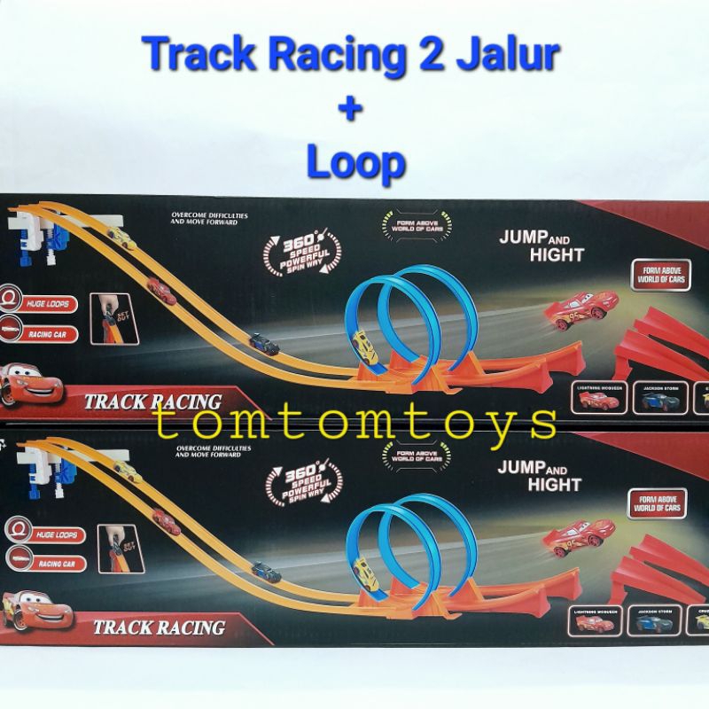 Jual Track Racing Diecast Double Loop Jump | Shopee Indonesia