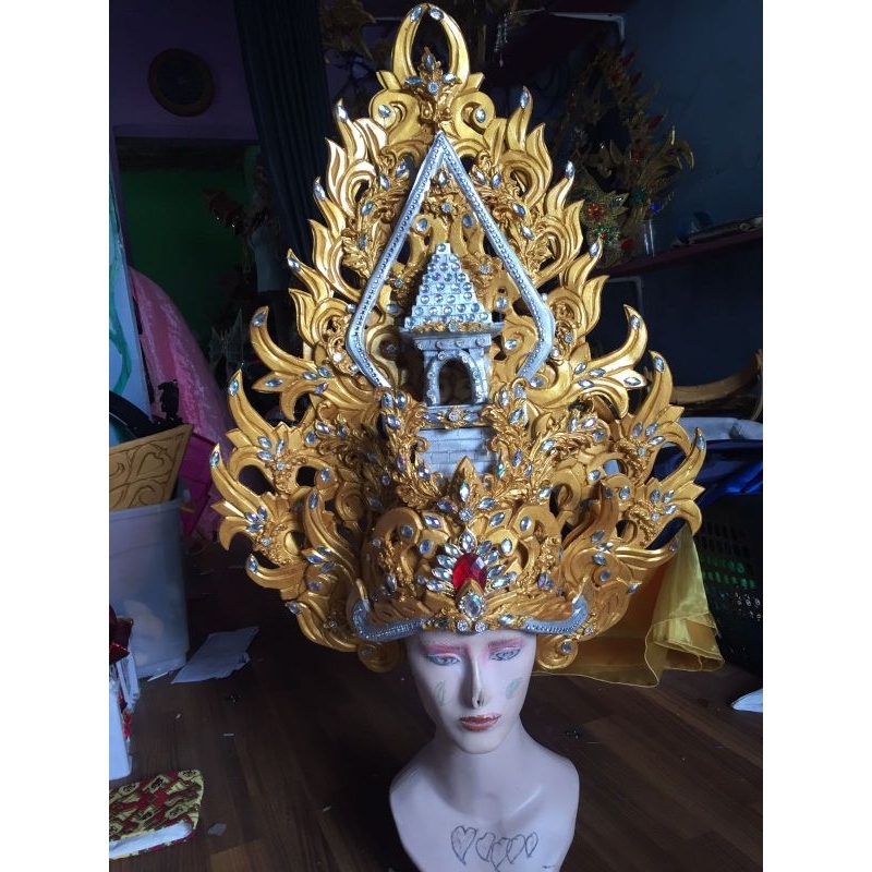 Jual mahkota karnaval tema candi dan gunungan wayang | Shopee Indonesia