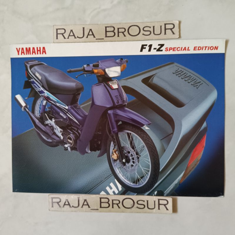 Jual Poster brosur katalog leaflet jadul lawas Yamaha F1Z Force 1Z 1996 Special Edition SE ...