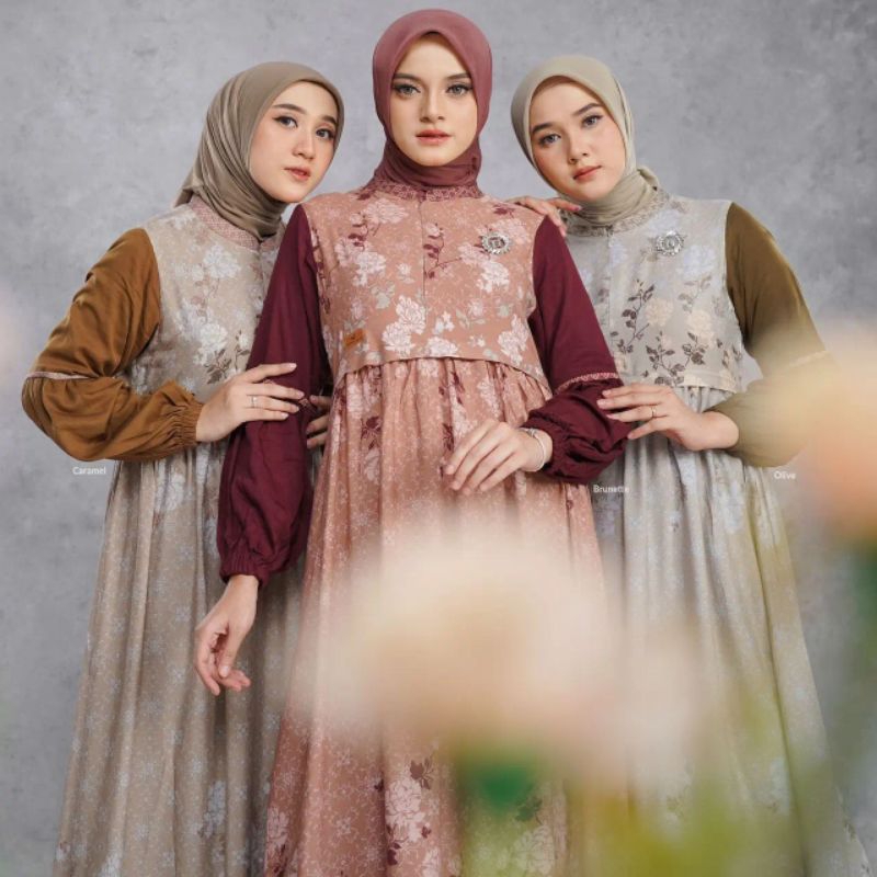 Jual DR201| SHEVGA DRESS / SHIREENS DRESS y Nadheera Luxury [ NEW - ND Pattern Series ] Gamis ...