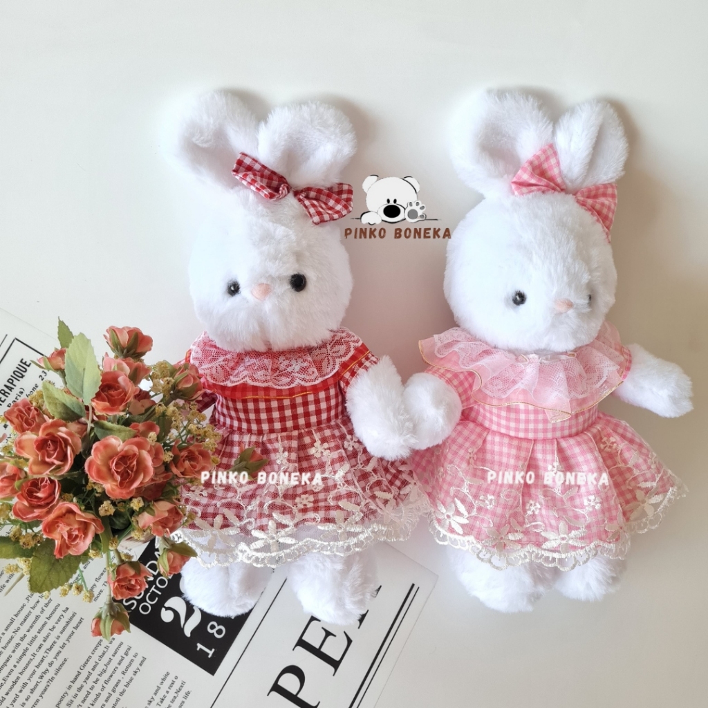 Jual Boneka Animal Kelinci Rabbit Bunny 35cm Lucu Lembut Bagus | Shopee ...