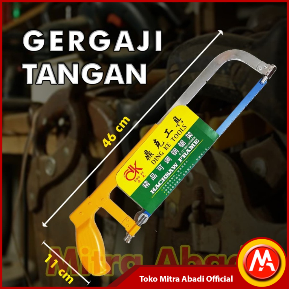 Jual Gagang Gergaji Tangan / Hacksaw / Hand SAW Pemotong Besi | Shopee ...