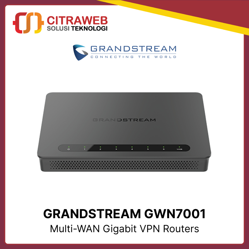 Jual Grandstream GWN7001 Multi-WAN Gigabit VPN Router | Shopee Indonesia