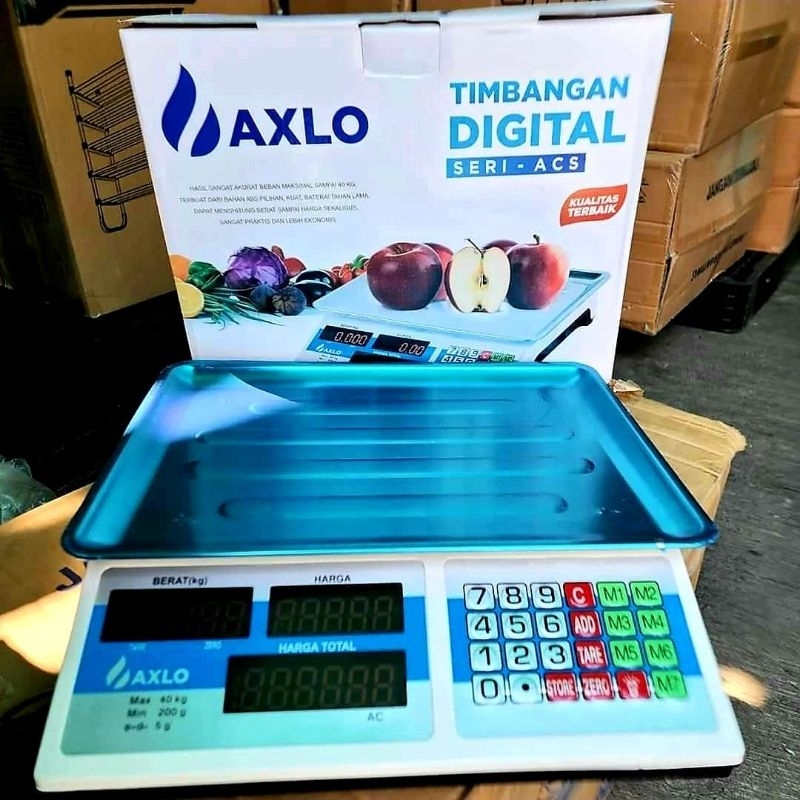 Jual Timbangan Digital Axlo Kapasitas Sampai 40 Kg / Timbangan Digital ...