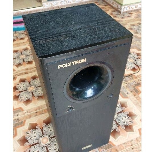 Jual SUBWOOFER Polytron bigbass 500watt second/ subwoofer ruangan ...