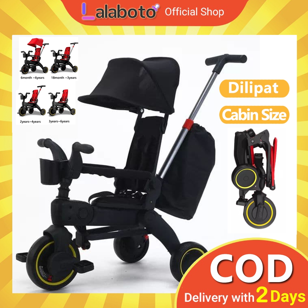 Jual Tersedia Berbagai Warna Lalaboto Sepeda Roda Tiga Lipat ...