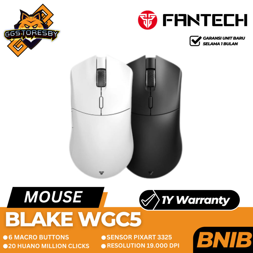 Jual Fantech Blake Wgc5 Rechargeable Wireless Gaming Mouse | Shopee ...