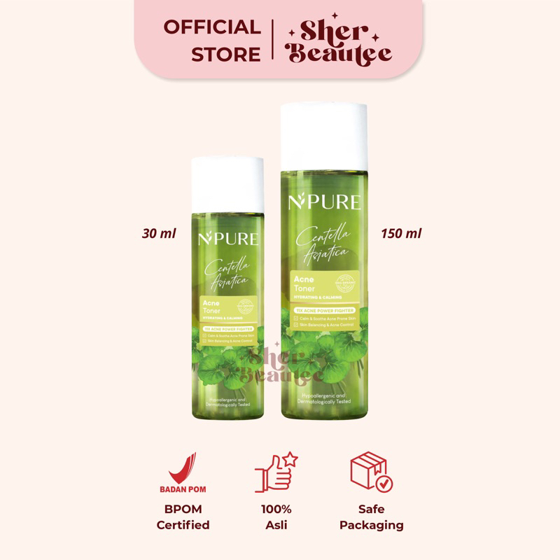 Jual Npure Face Toner Centella Asiatica 150ml - N'Pure | Shopee Indonesia