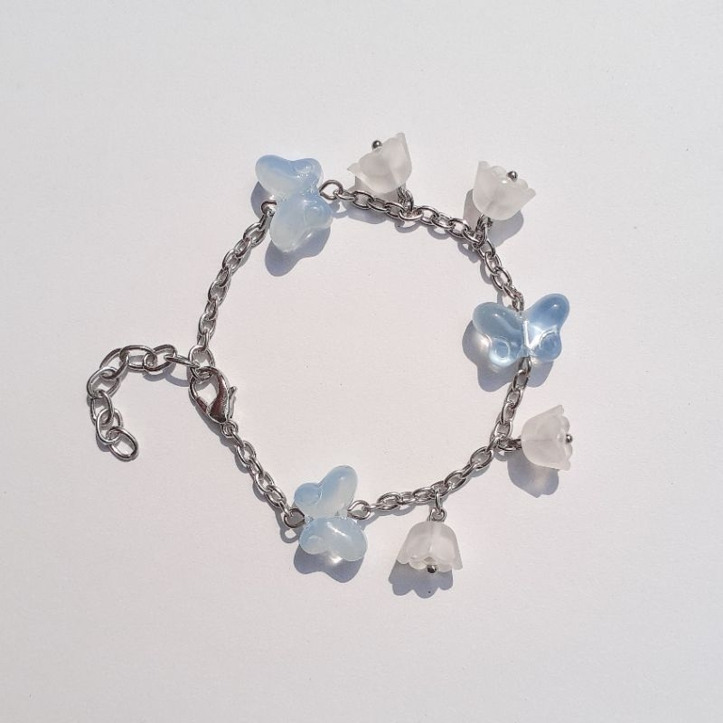 Jual Gelang Ice Blue | Manik Rantai | Shopee Indonesia