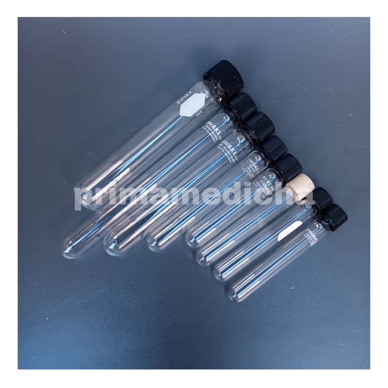 Jual Tabung Reaksi Tutup Ulir / Test Tube With Screw Cap | Shopee Indonesia