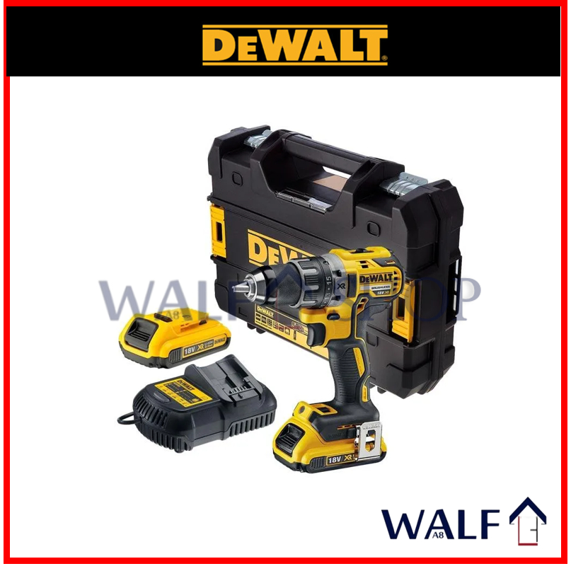 Jual Dewalt Mesin Bor DCD791D2 18V XR Li-Ion Brushless Drill Driver 2 ...