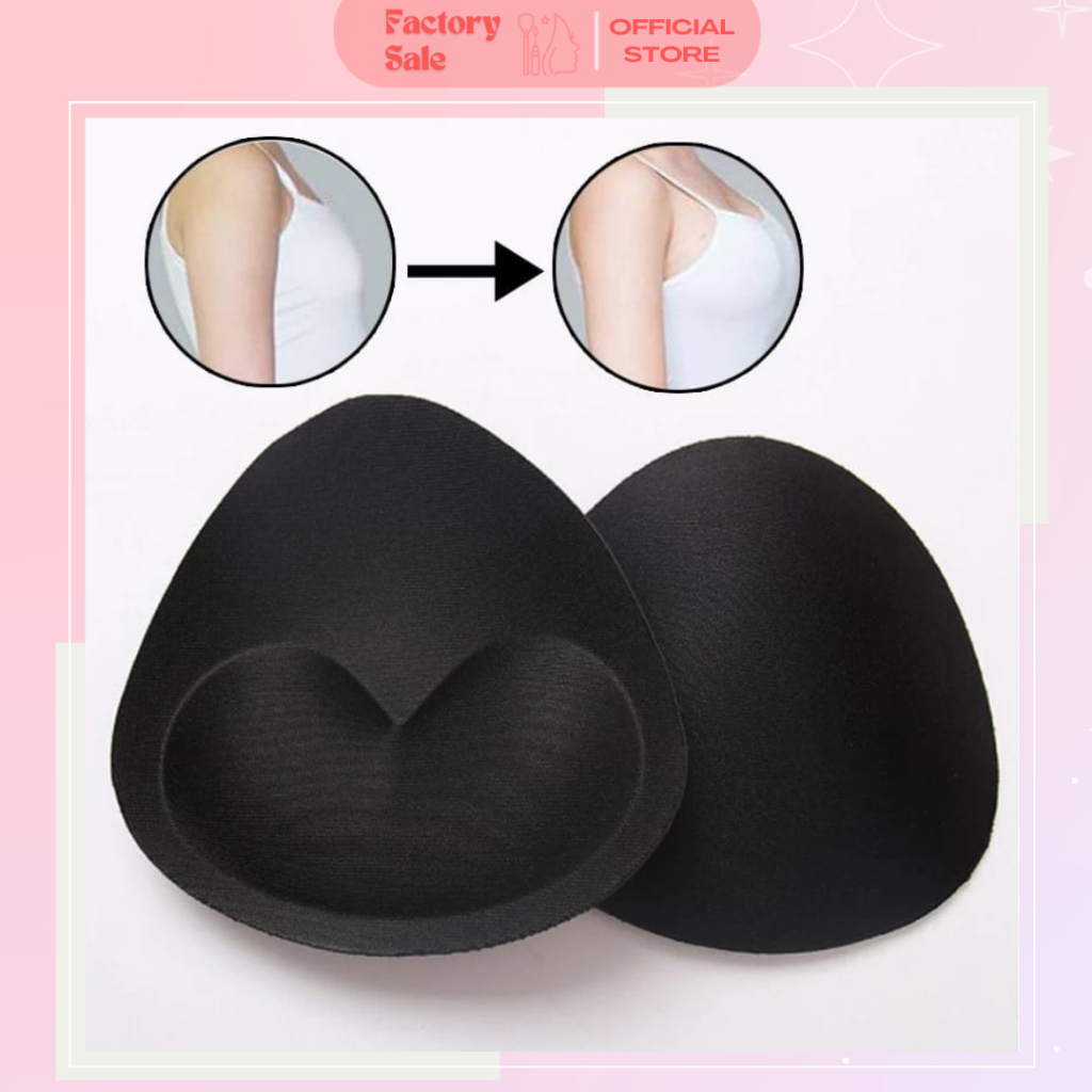 Jual Busa Tambahan PUSH UP Bra Pads 2pcs Bantalan BH Tambahan Cup Bra ...