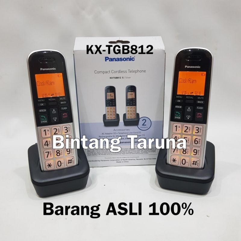 Jual Wireless Panasonic KX-TGB812 Telpon Wireless Panasonic KX-TGB812 (2 handset) | Shopee Indonesia