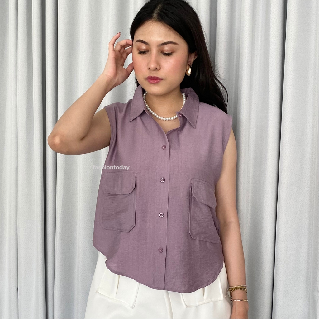 Jual Ella Top ( Atasan Premium FASHIONTODAY ) | Shopee Indonesia