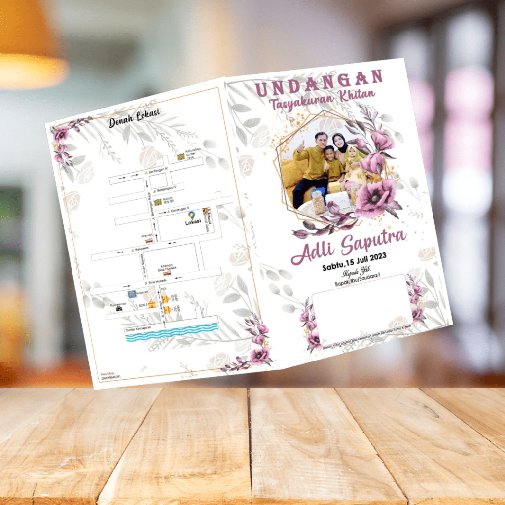 Jual Undangan Sunatan/khitanan terbaru harga murah proses dan hemat ...