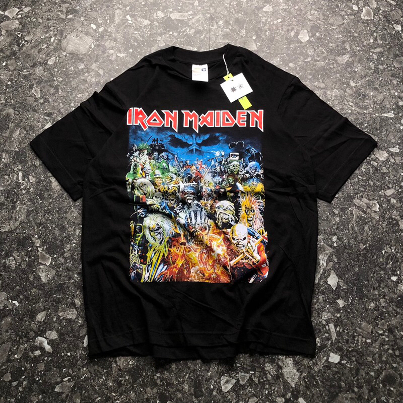 Jual T-Shirt Iron maiden Zombie - Hitam 24s Baju Kaos pria Wanita ...