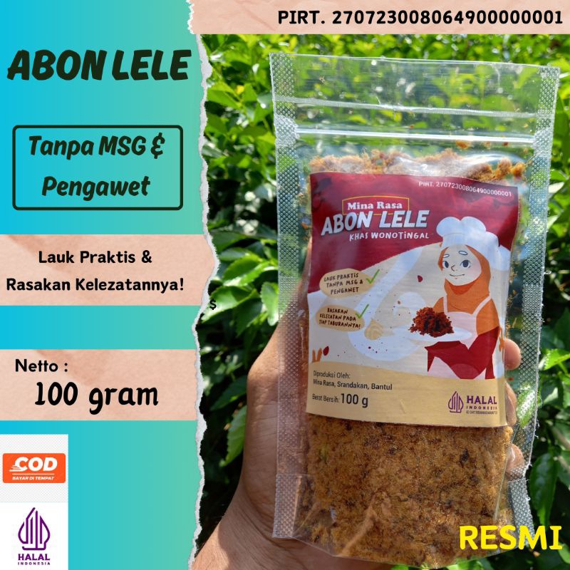 Jual Abon Ikan Lele Mina Rasa Halal tanpa MSG dan Pengawet (100 gram ...