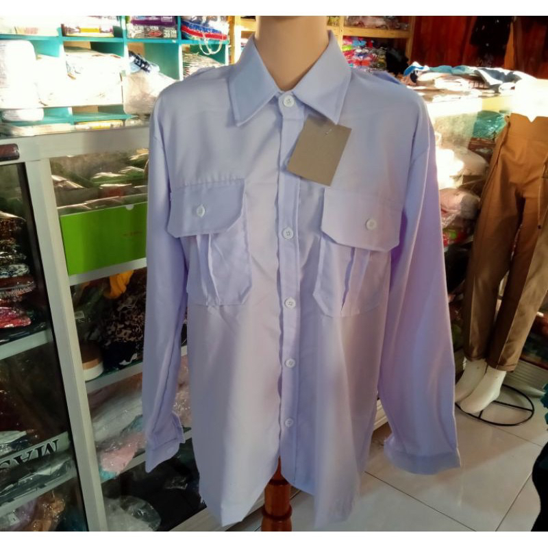 Jual KEMEJA PDH LENGAN PANJANG KEMEJA PDL LENGAN PANJANG SERAGAM KERJA ...
