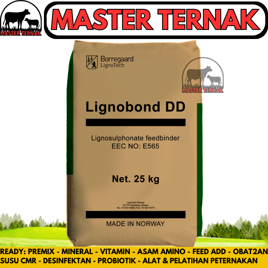 Jual LIGNOBOND DD 1KG REPACK - Pellet Binder Pakan - Perekat Pelet ...