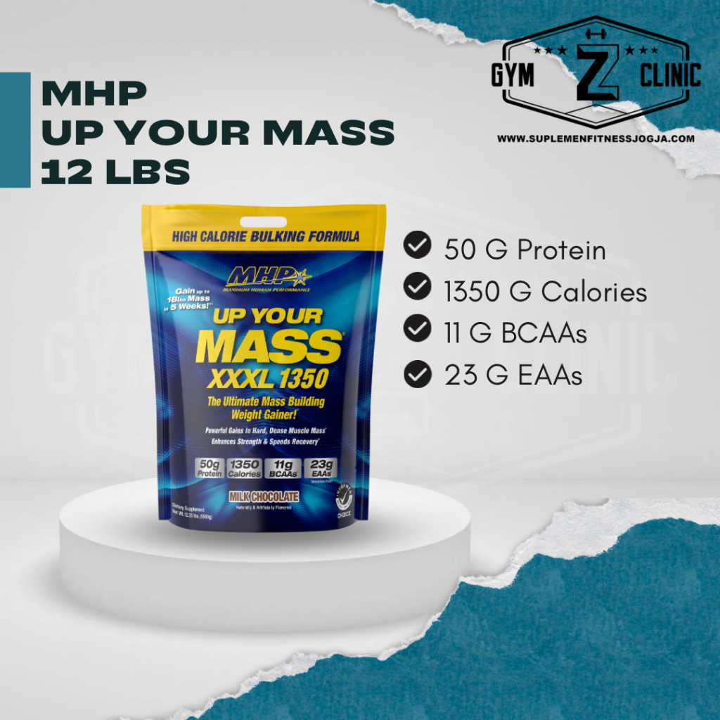 Jual MHP UP YOUR MASS 12 LB Maximum Human Performance SUSU MASS WEIGHT ...