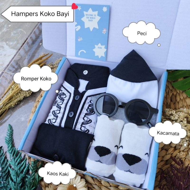 Jual Kado Lahiran Bayi Laki-laki Newborn Set Koko Taqwa Baby Muslim ...