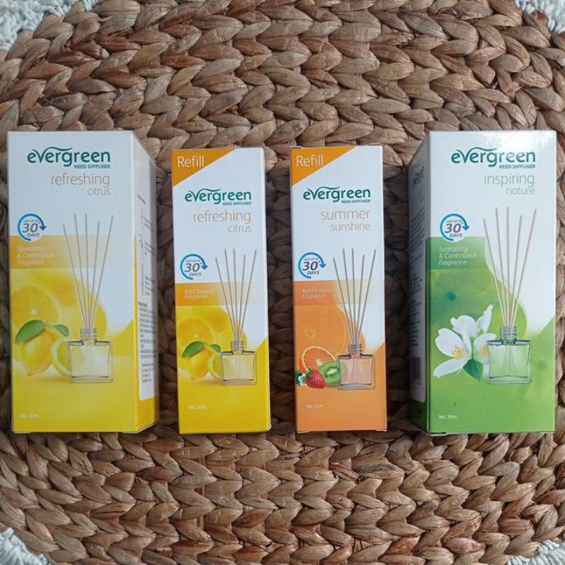 Jual EVERGREEN REED DIFFUSER PEWANGI RUANGAN | Shopee Indonesia