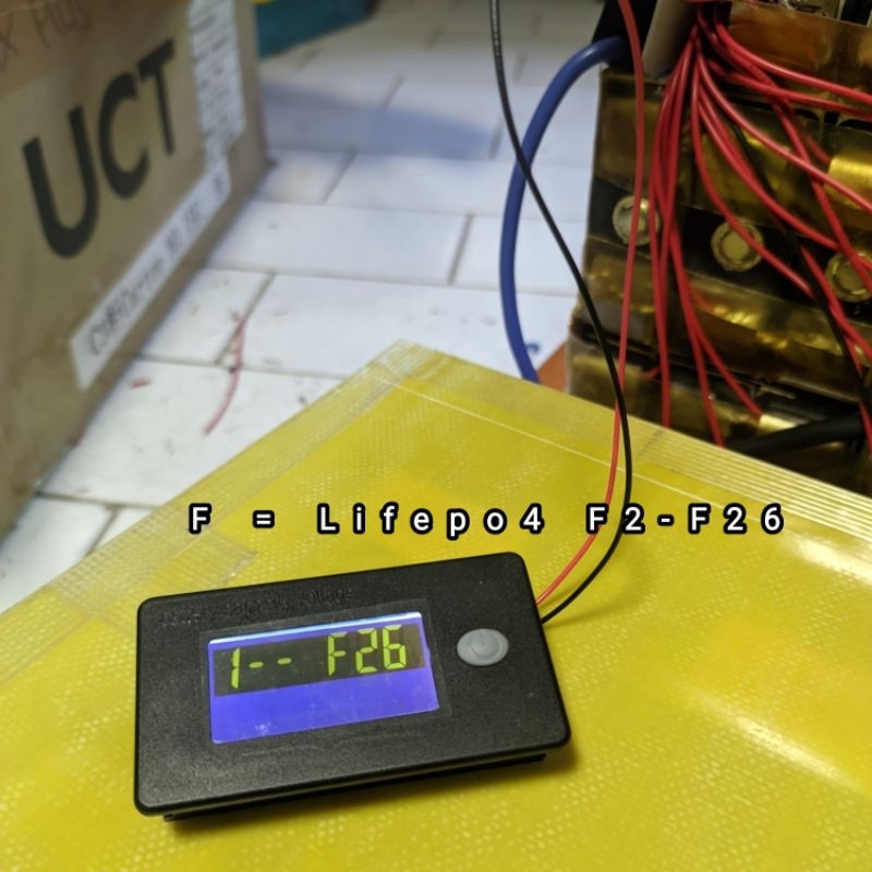 Jual Battery Capacity Voltage 10V - 100V SLA Li ion Lifepo4 | Shopee ...