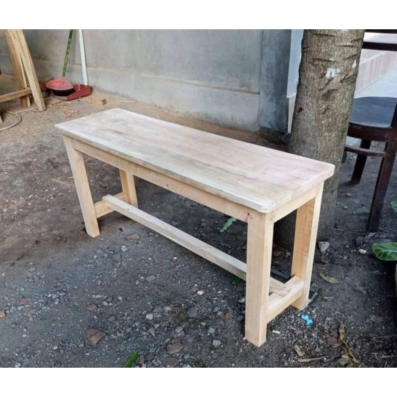 Jual Ready Stok bangku kayu panjang 120x35x45cm Termurah Bangku kayu ...