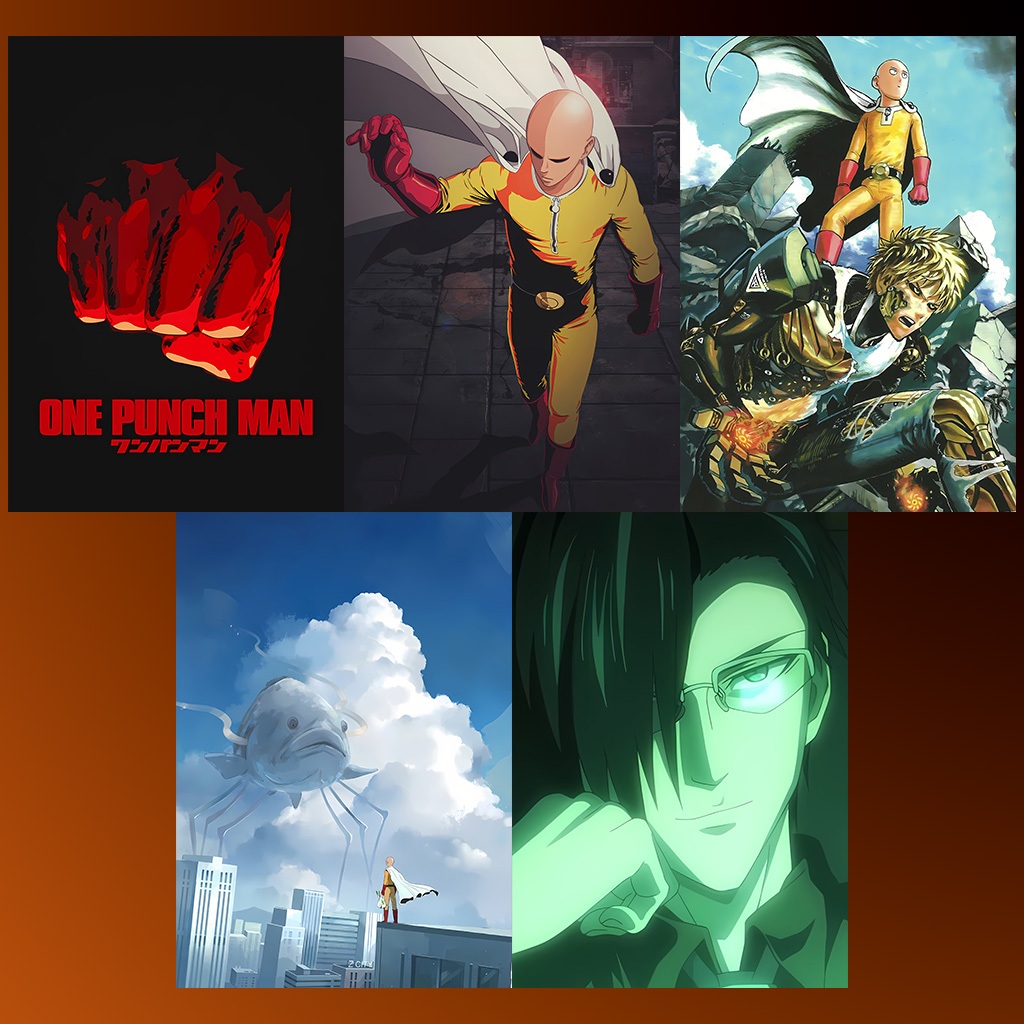 Jual POSTER ONE PUNCH MAN ISI 45pcs | DELUSIONWALL | POSTER DINDING ONE ...