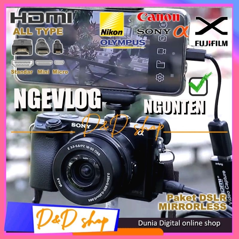 Jual NGEVLOG NGONTEN perangkat KABEL & HDMI VIDEO CAPTURE menggunakan ...