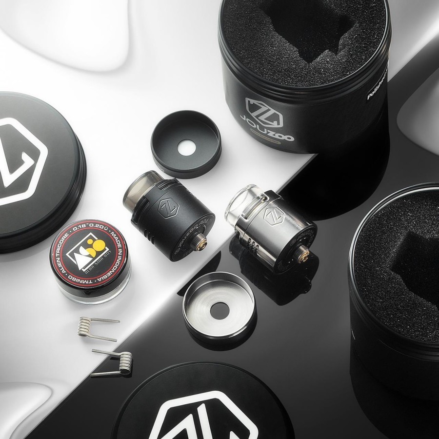 Jual JOUZOO RDA 24MM DUAL COIL AUTHENTIC BY VAPE ZOO | Shopee Indonesia