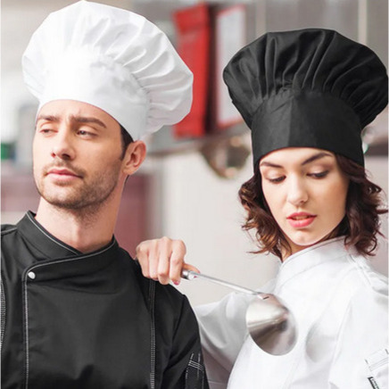 Jual Topi Koki Model Jamur Masterchef Topi Masak Bahan American Drill ...