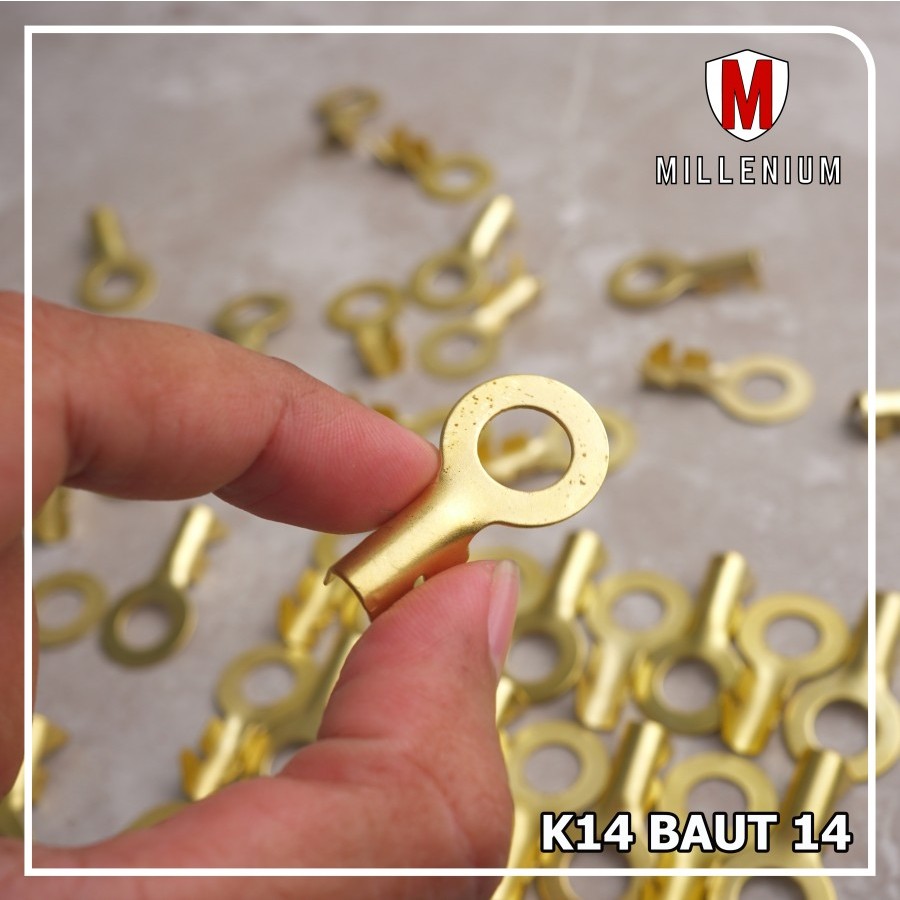 Jual Terminal Skun Ring Bulat | Skun Baut 14 | Skun Aki M10 | Konektor ...