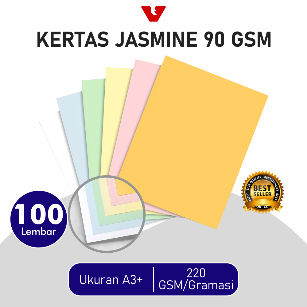 Jual Kertas Jasmine 220 Gsm/Gram Ukuran A3+ (Plus) - 100 Lembar ...