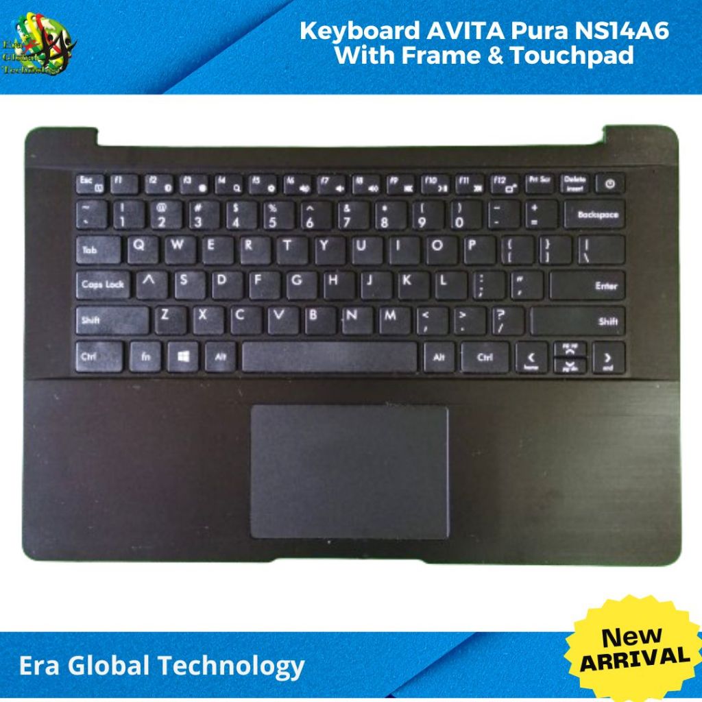 Jual Keyboard Laptop AVITA Pura NS14A6 With Frame & Touchpad | Shopee ...