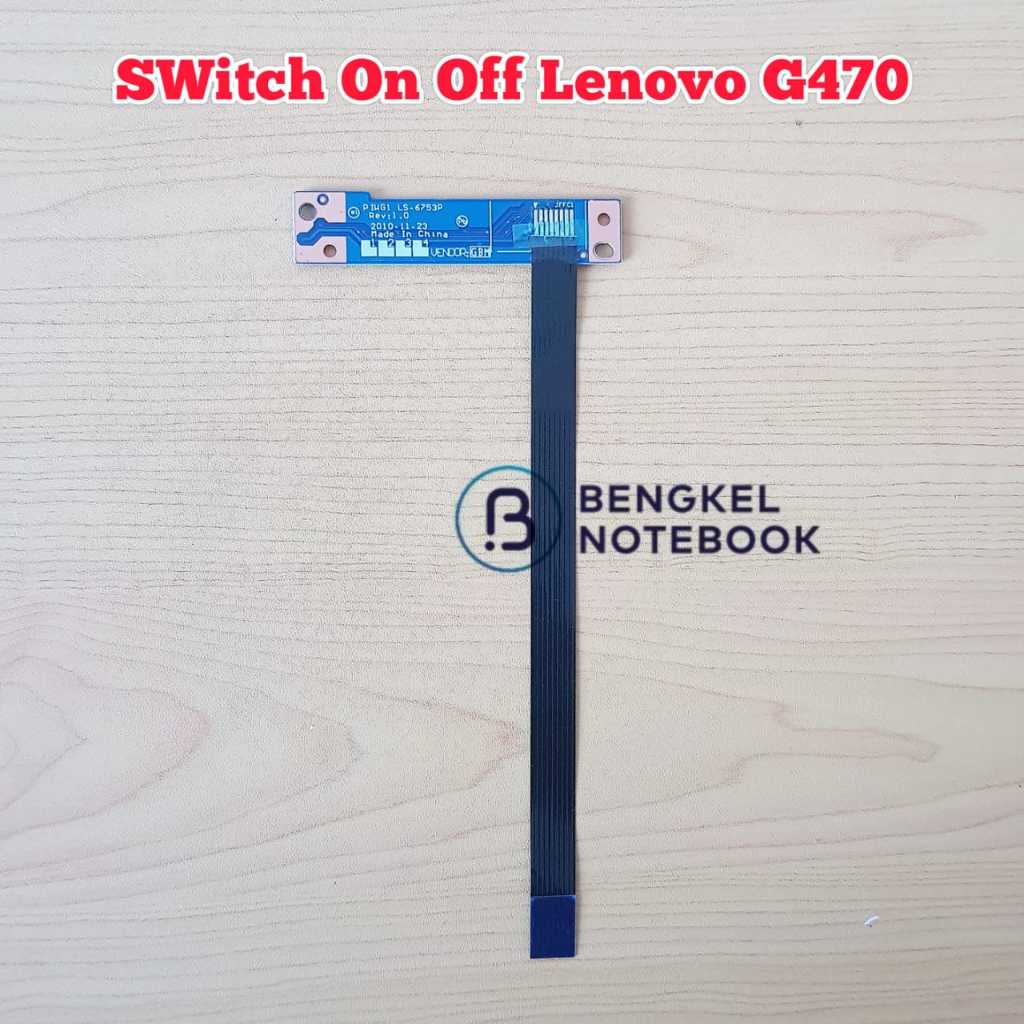 Jual Switch On Off Power Lenovo G470 G475 G570 G575 LS-6753P | Shopee ...