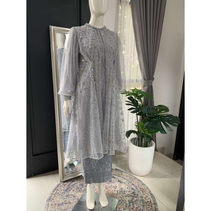 Jual Celena set rok grey | Shopee Indonesia