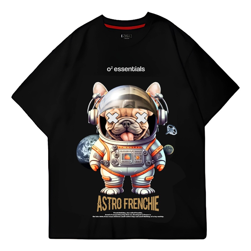 Jual O2 Essentials Kaos Oversize Hitam Premium Pria dan Wanita - Astro ...