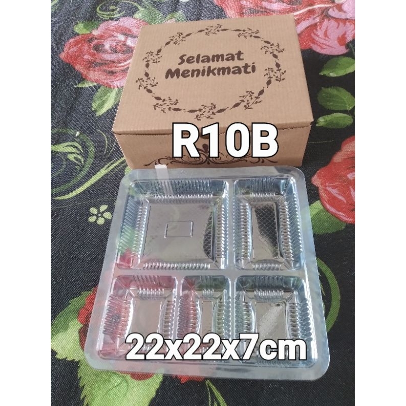 Jual Kardus nasi / kotak nasi / box nasi / eflute R10B/ eflute 22 x 22 ...