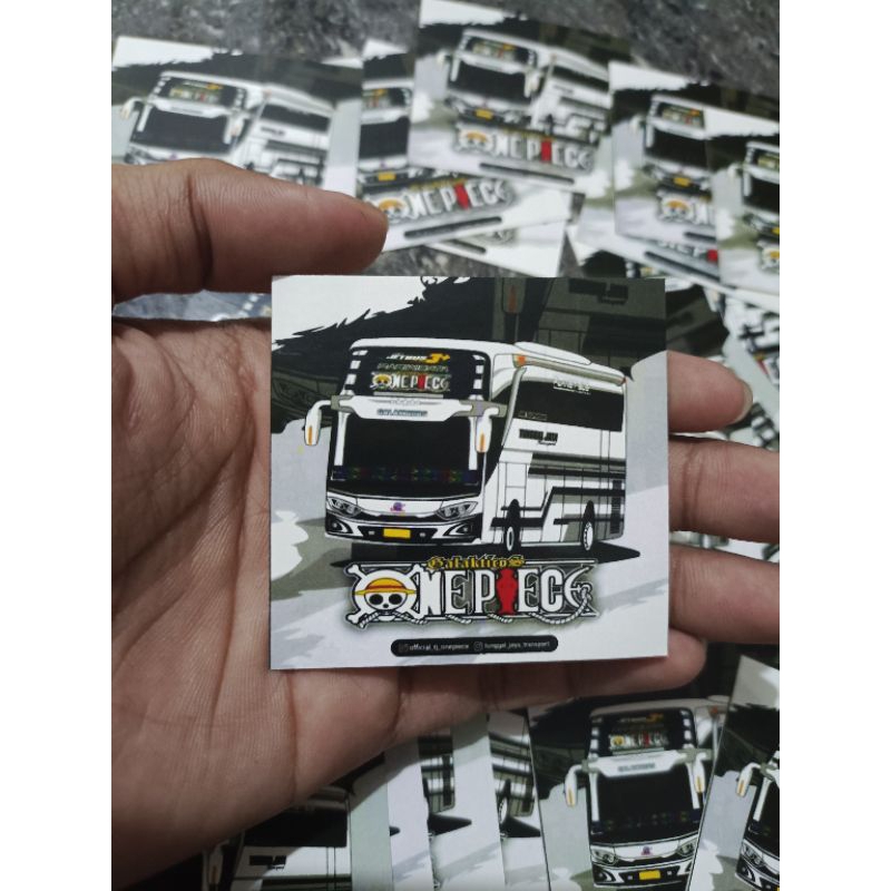 Jual stiker bus terbaru tunggal jaya one piece isi 52 pcs | Shopee ...