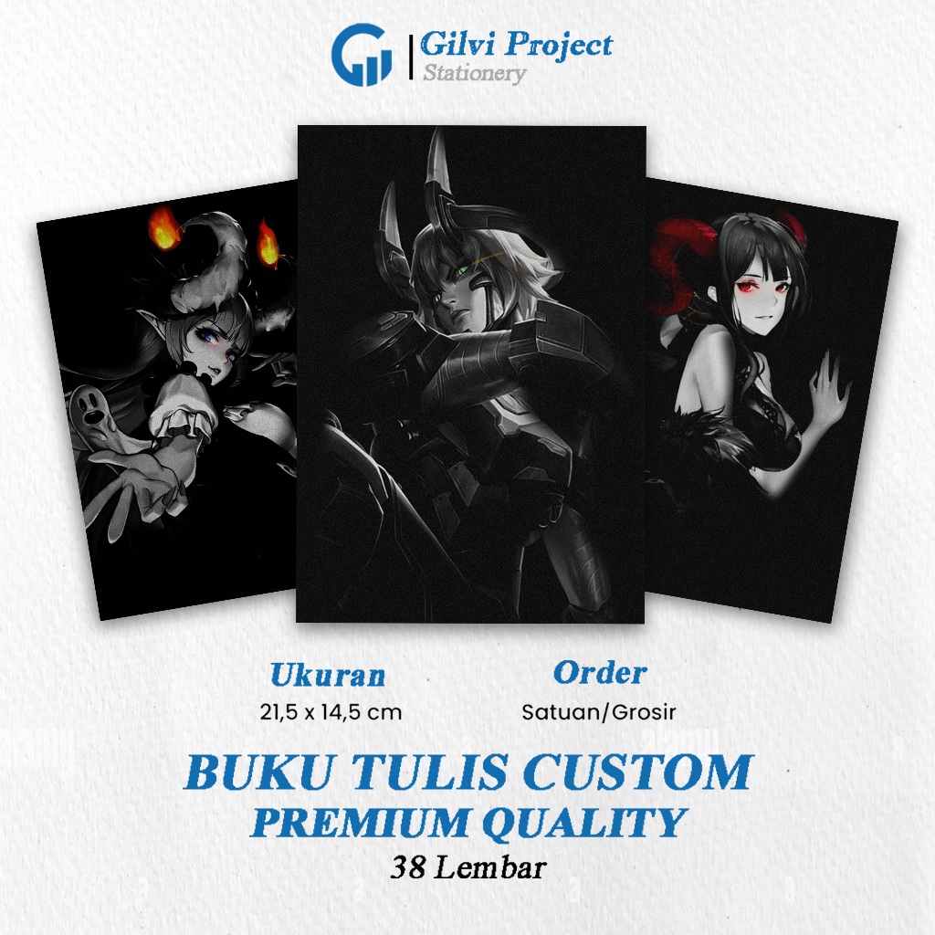 Jual Buku Tulis Mobile Legend BW / Buku Tulis Sekolah / Kode MM / Buku ...