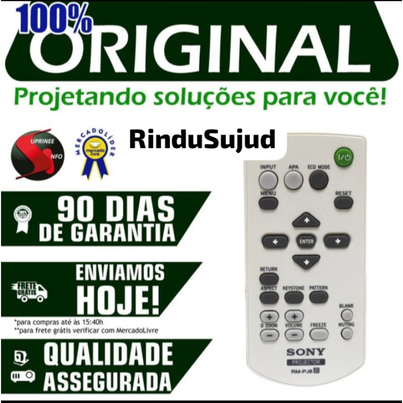 Jual Remote Projektor Proyektor Sony Rm-Pj8 original | Shopee Indonesia